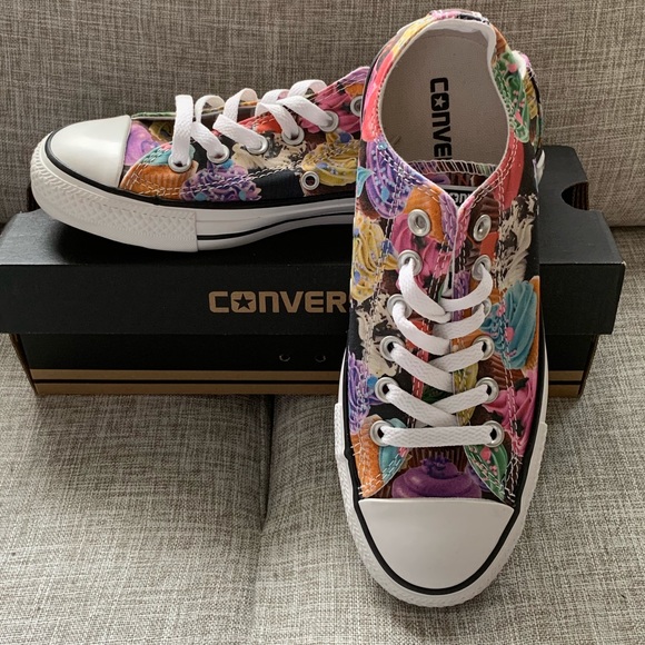 Converse | Shoes | Nib Converse Cupcake All Star Low Top Sneakers ...